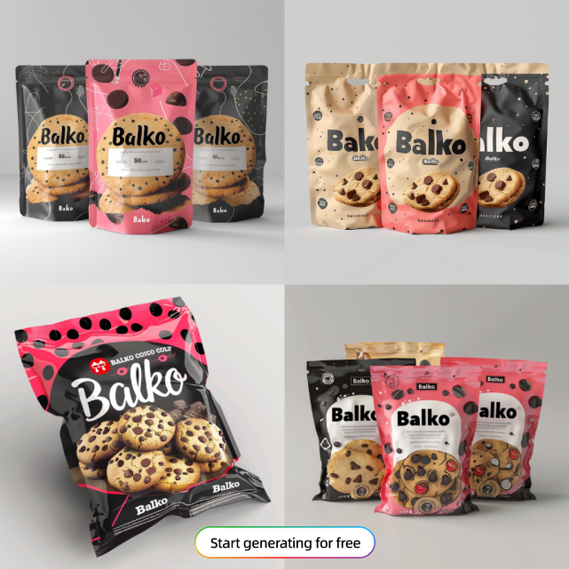 How to Design A Stunning Cookie Packaging with AI Tools