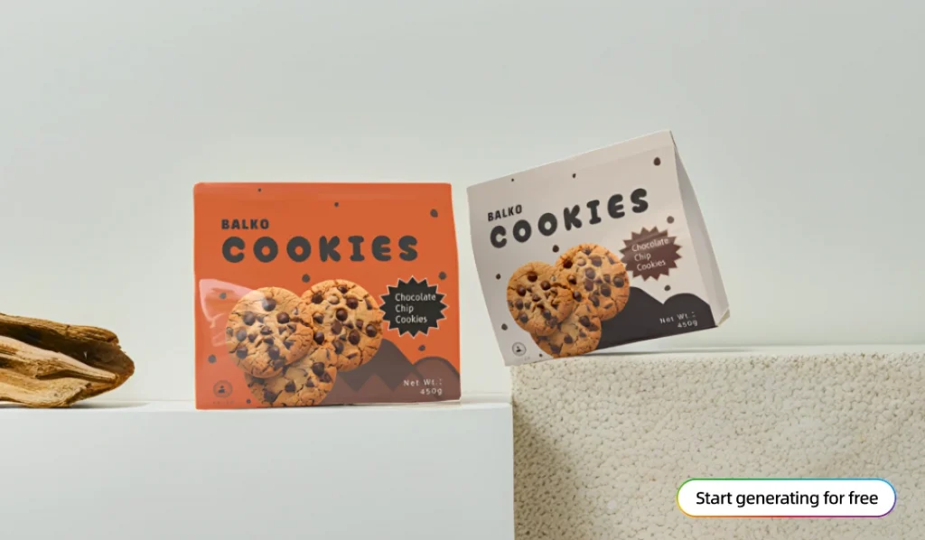 How to Design A Stunning Cookie Packaging with AI Tools