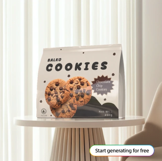 How to Design A Stunning Cookie Packaging with AI Tools