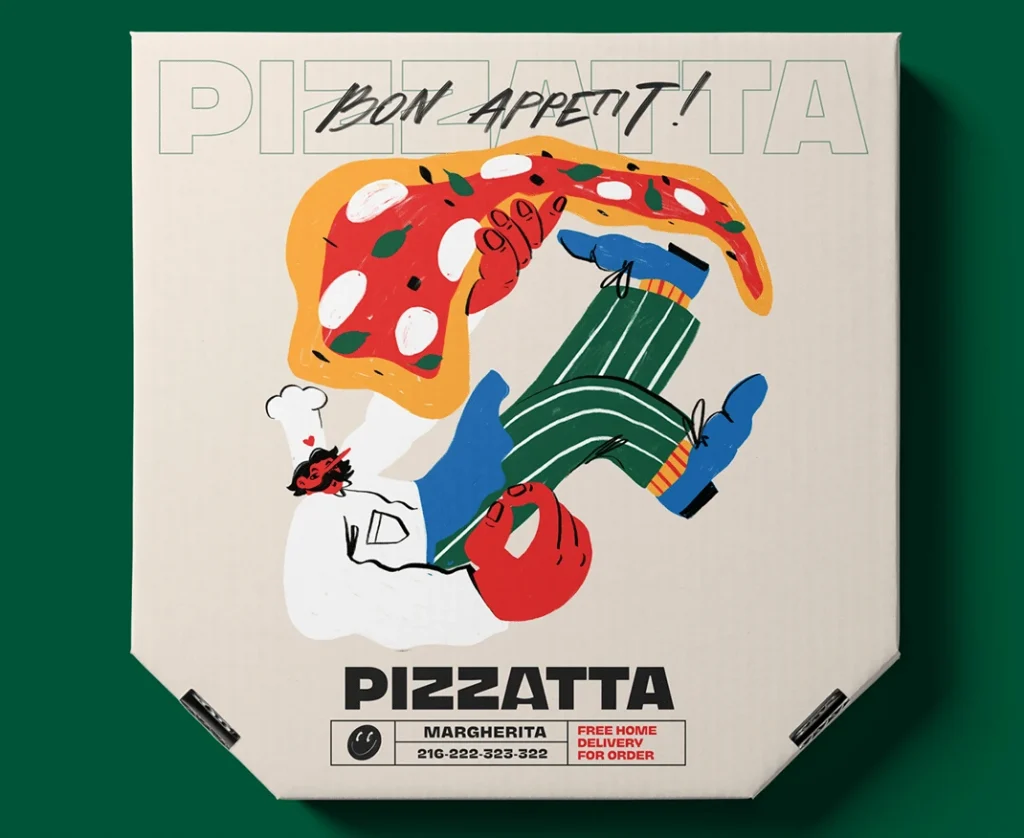 50+ Pizza Box Design Ideas for Packaging