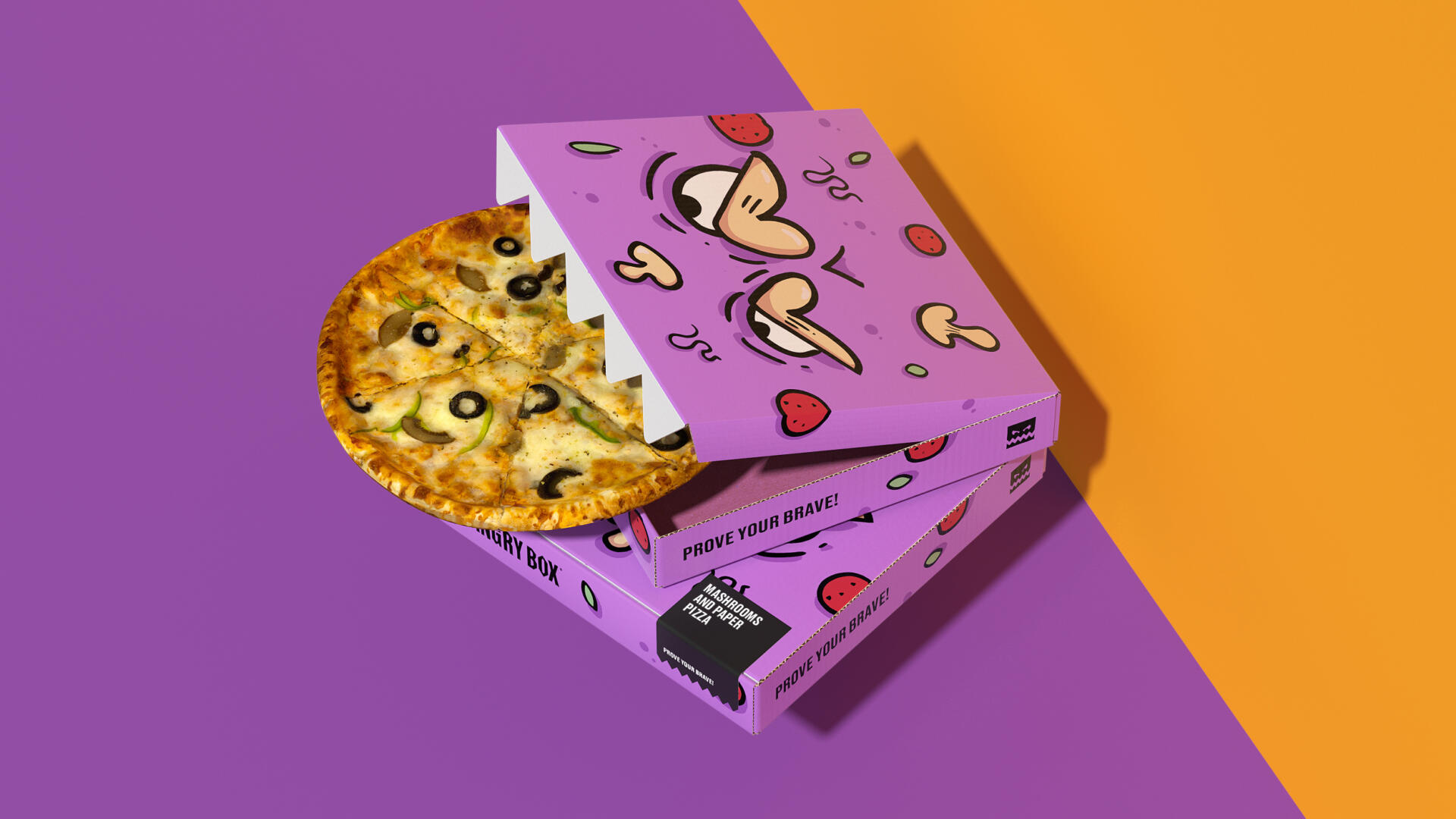 50+ Creative and Captivating Pizza Box Design Ideas for Packaging - AI ...