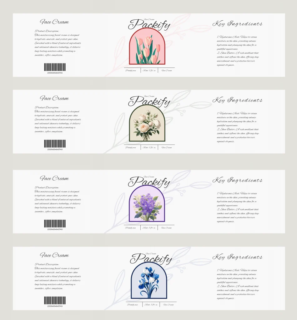 How to Easily Create a Face Cream Packaging Design with AI