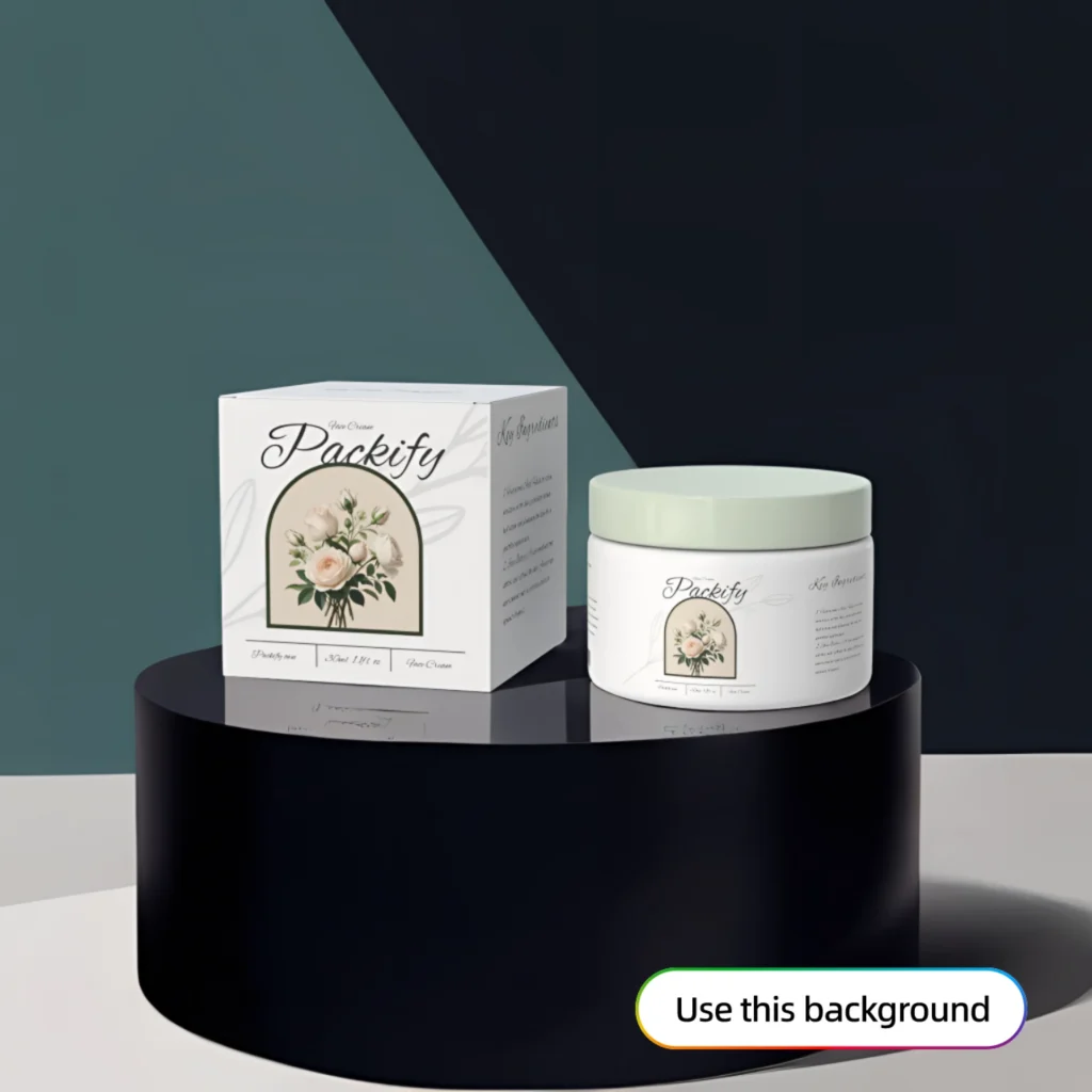 How to Easily Create a Face Cream Packaging Design with AI