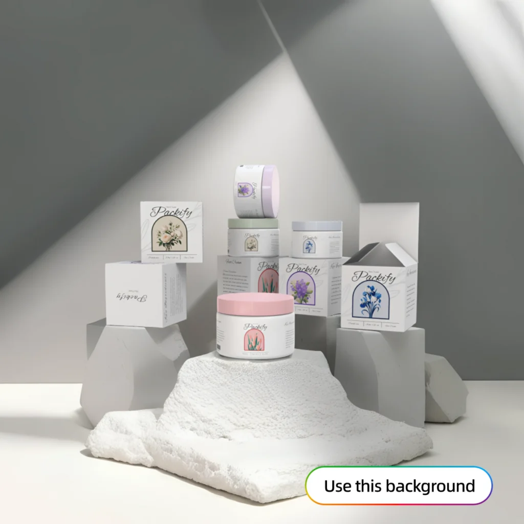 How to Easily Create a Face Cream Packaging Design with AI