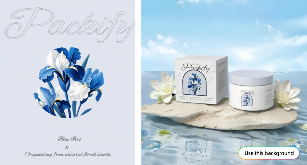 How to Easily Create a Face Cream Packaging Design with AI