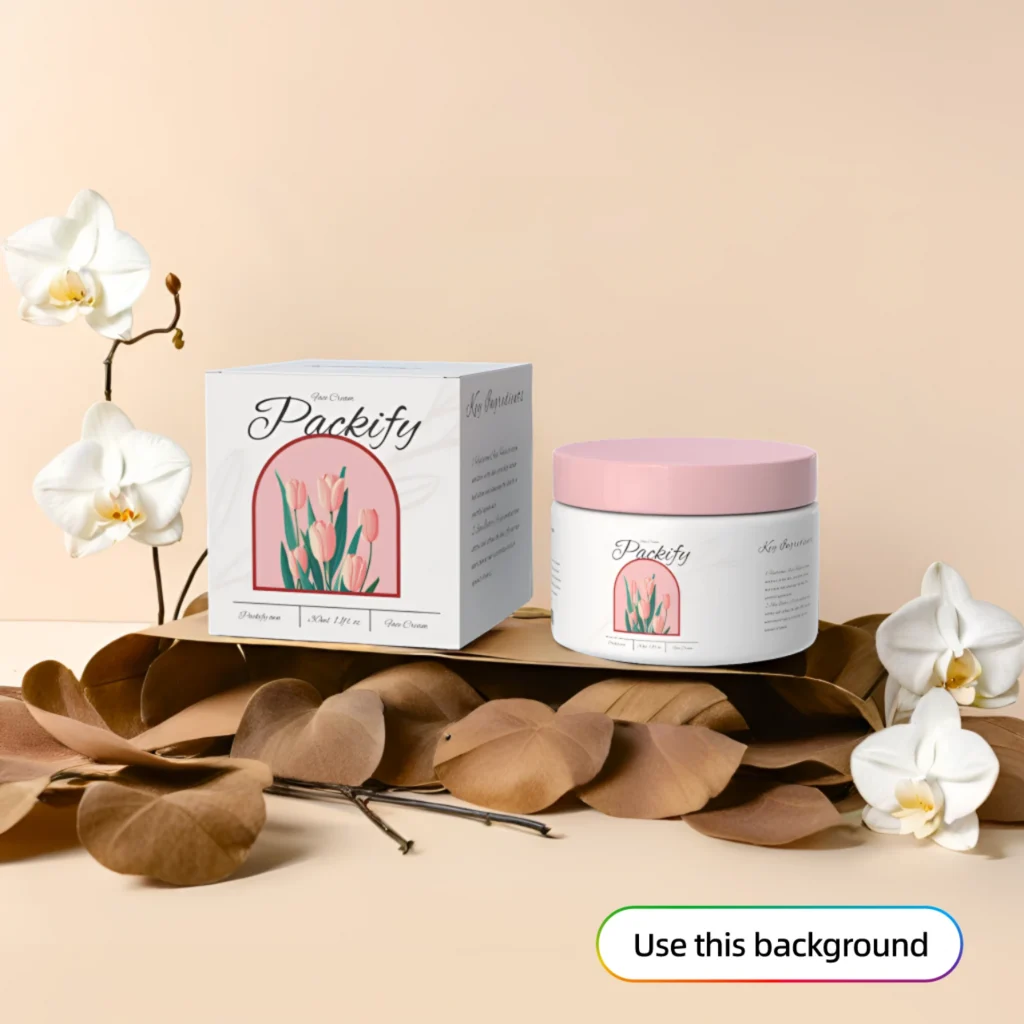 How to Easily Create a Face Cream Packaging Design with AI