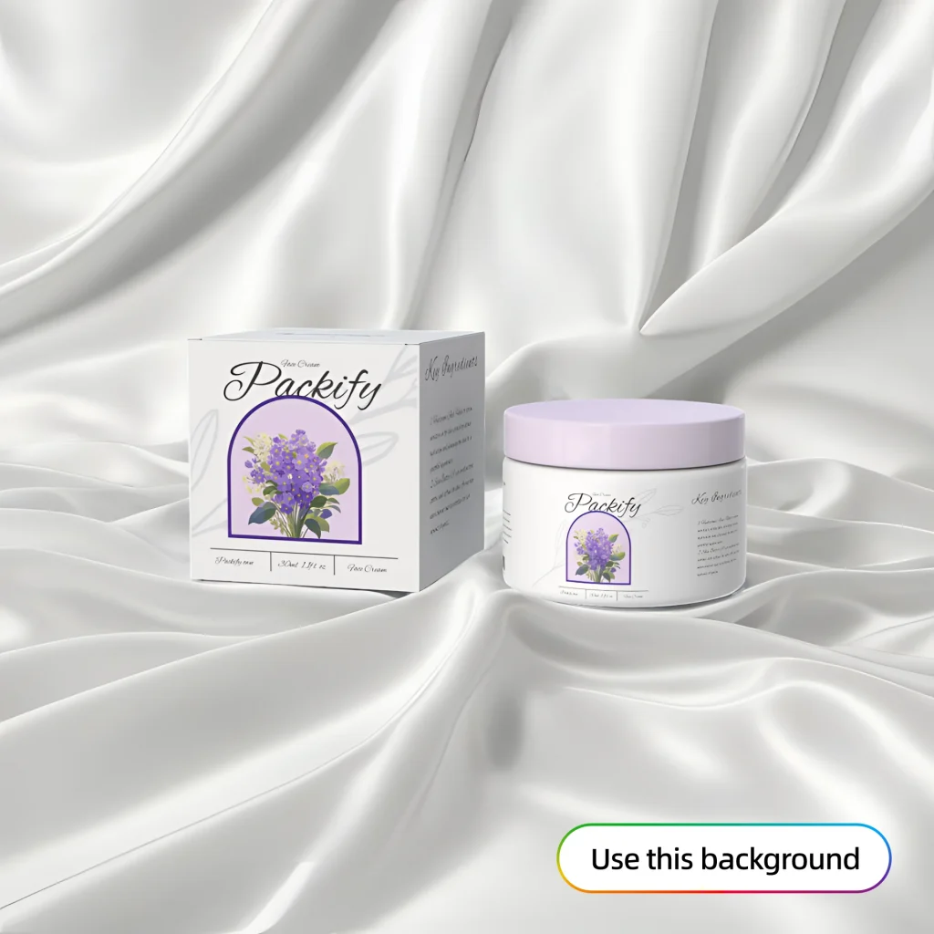 How to Easily Create a Face Cream Packaging Design with AI