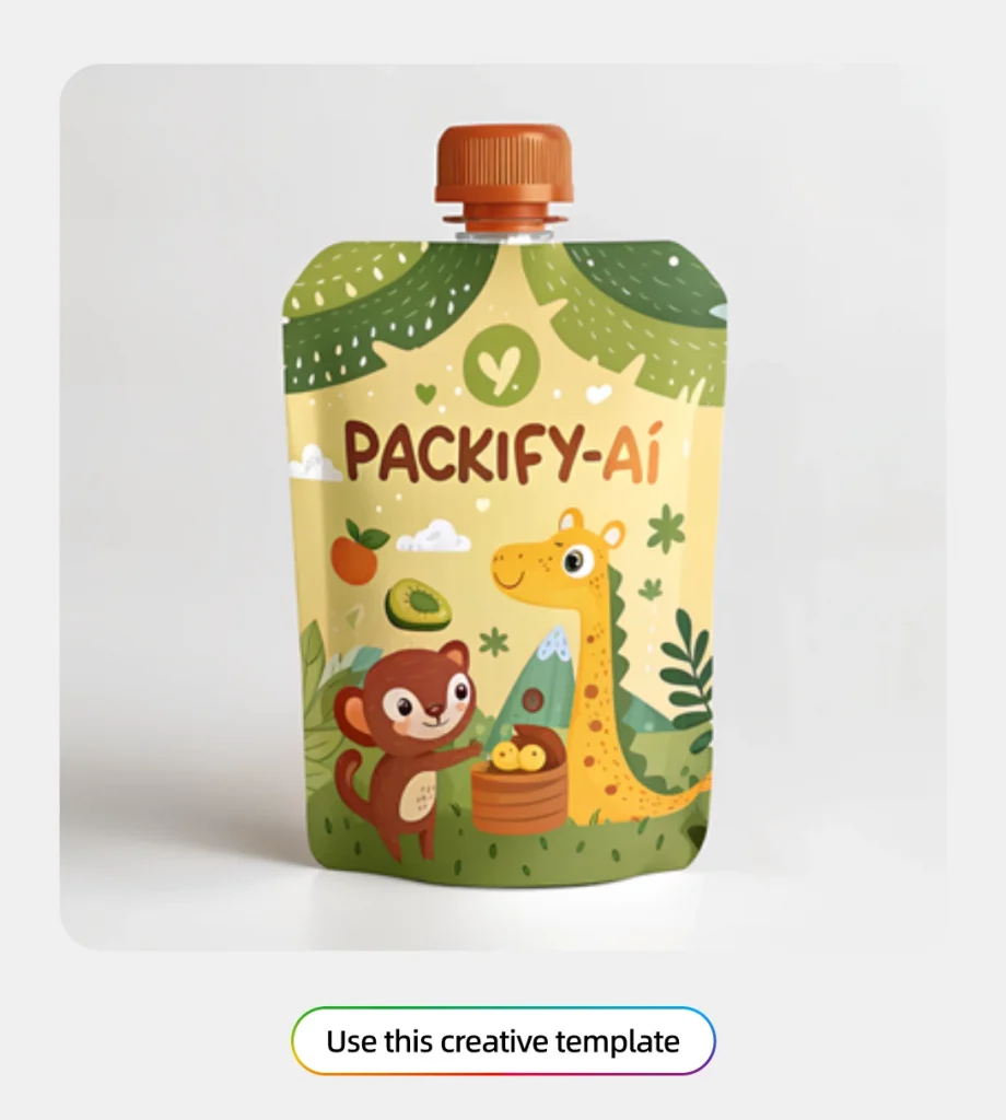 Baby Food Puree Packaging: Superior Designs with AI - AI Packaging ...