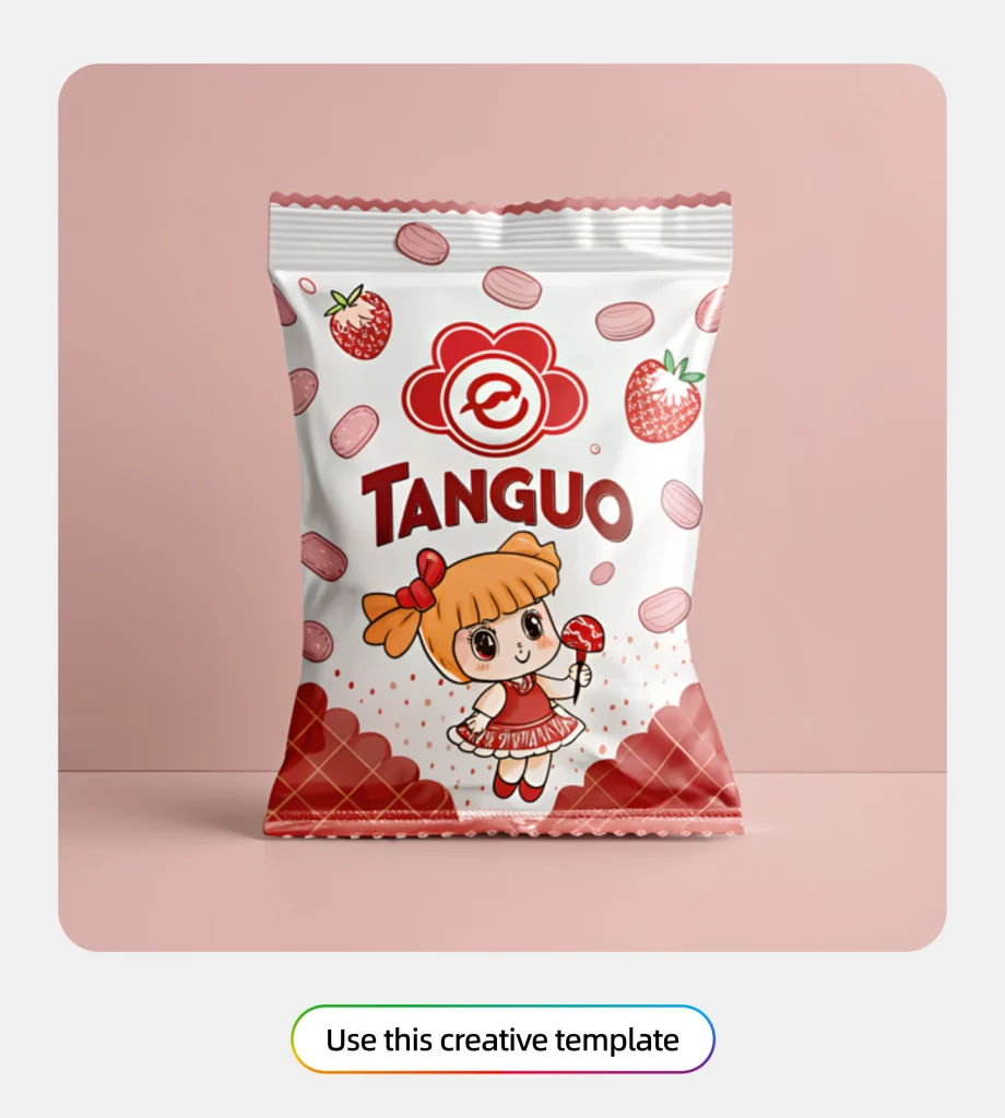 How to Design a Candy Packaging with AI