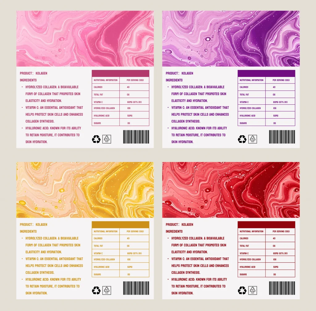 How to Create Collagen Supplement Packaging Using AI - AI Packaging ...